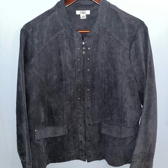 Cato | Jackets & Coats | Cato Black Bomber Jacket With Mandarin Collar ...